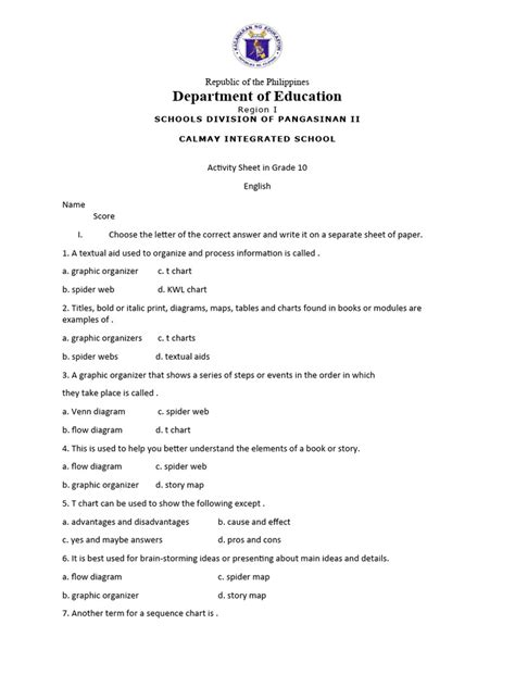 Grade 10 1st Pdf