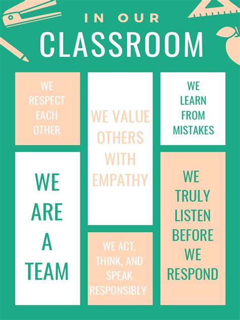 Classroom Guidelines Pdf Self Improvement
