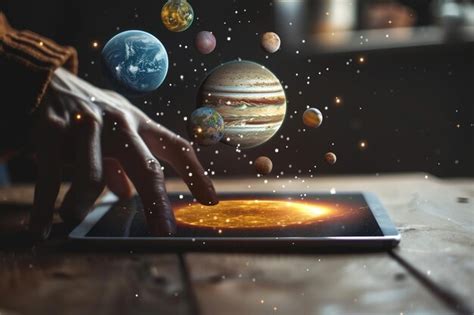 Premium Photo Design An Ar App That Lets Users Explore The Plane Generative Ai