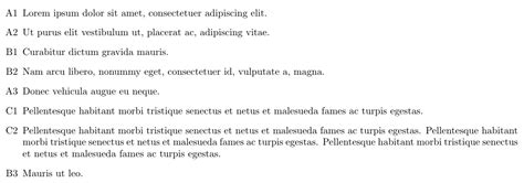 Lists How To Have Several Interwoven Enumerate Environments Tex