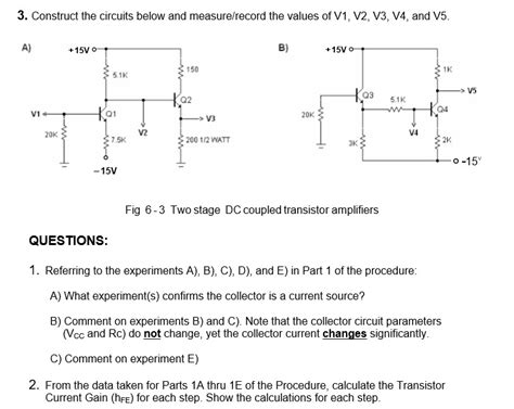 2 Construct The Circuits Below Using The Calculated Chegg Com