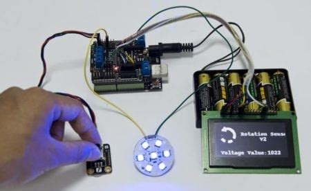Analog Rotation Potentiometer Sensor V For Arduino