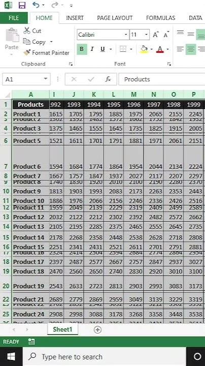 Adjusting Column Width And Row Height In Excel Youtube