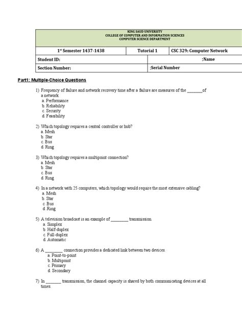 Analysis Of Network Topologies Protocols And Layers Based On A Computer Science Tutorial Pdf