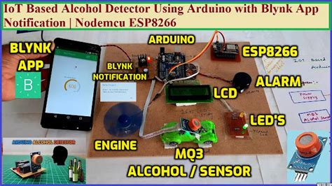 SVSEMBEDDED IoT Based Alcohol Detector Using Arduino With Blynk App