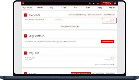 Check Account Balance DBS Singapore Check Account Balance DBS Singapore