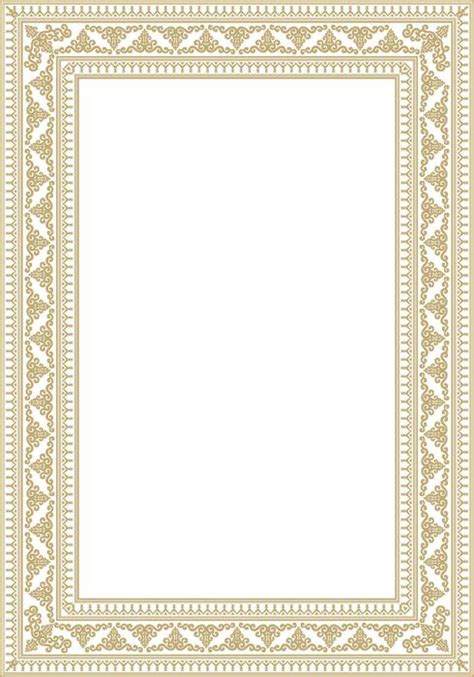 Gold Page Border Vector Art Icons And Graphics For Free Download