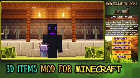 3d Items Mod For Minecraft Apk For Android Download