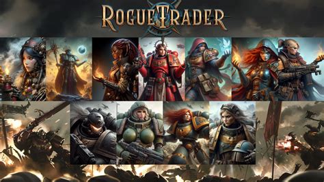 Скачать Warhammer 40 000 Rogue Trader Портреты для создания персонажей Garion [v1] Графика