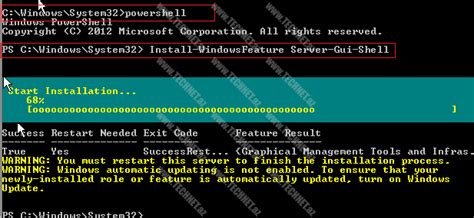 Windows Server 2012 Core Sazlanması Və Guİ Clİ Modlar Arası Keçidlər
