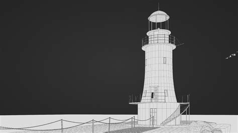 Lighthouse 3d Scene 3d Model Cgtrader