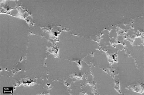 Sem Image Showing The Microstructure Of Silica Ceramics Silica Ceramics