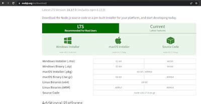 Installing Node Js NPM Visual Studio Code