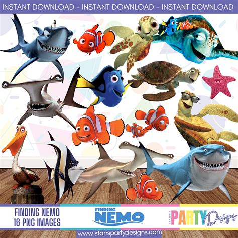 Finding Nemo Png Images Starrs Party Designs