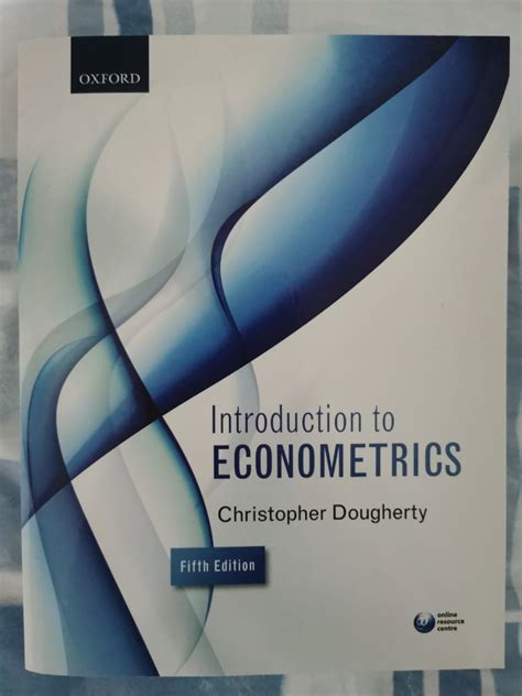 Introduction To Econometrics 5th Edition By Christopher Dougherty Hobbies And Toys Books