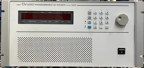 6430 Chroma Ac Power Source Alltest Instruments