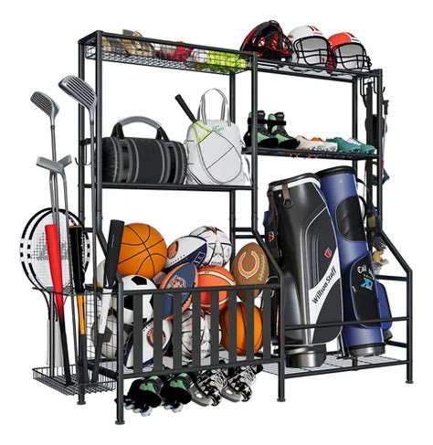 Organizador De Equipos Deportivos Estante Para Garaje Mercadolibre