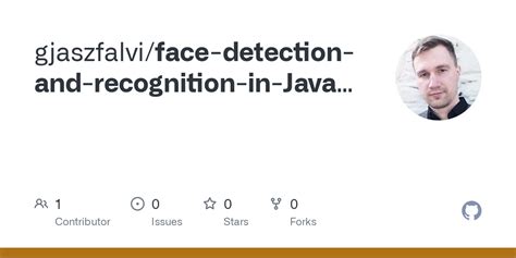 Github Gjaszfalvi Face Detection And Recognition In Java With Opencv
