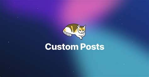 Custom Posts Gato Graphql For Wordpress