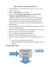 Dart Dart Dynamic Analysis And Re Planning Tool An Expert System Is A Computer System That