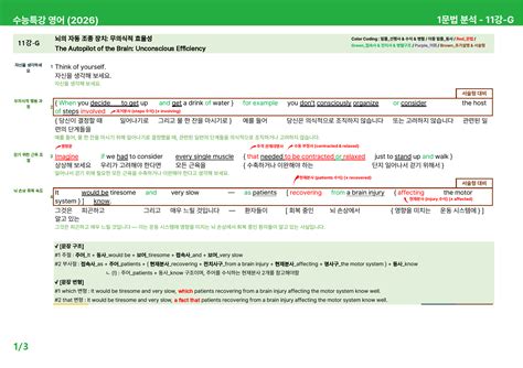 2026 수능특강 영어 11~14강 상세분석 쏠북
