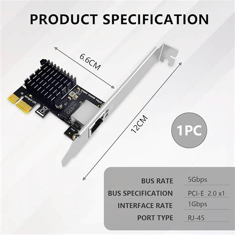 Scheda Di Rete Gigabit 101001000 Mbps Pci Express