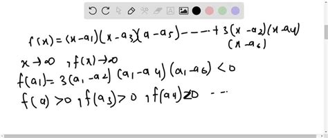 Solved A Polynomial Function With Real Coefficients Is Continuous