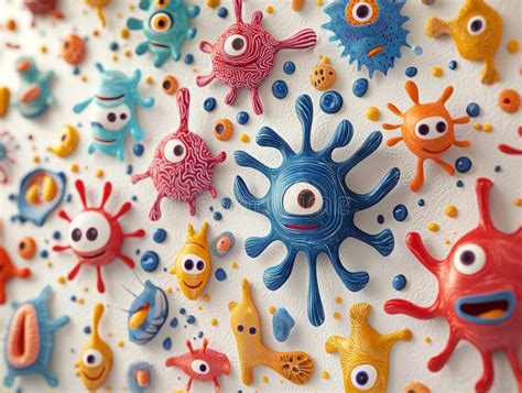 Friendly Cartoon Neurons Interact Colorful Synapses Playful And Educational Illustration