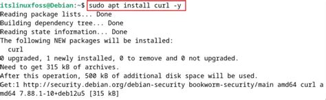 How To Fix Curl Command Not Found On Debian Its Linux FOSS