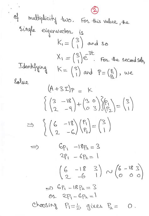 SOLUTION Eigenvalues And Eigenvectors Notes Studypool