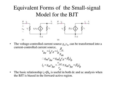 Ppt Chapter 13 Small Signal Modeling And Linear Amplification