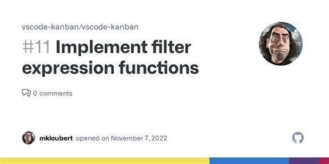 Implement Filter Expression Functions Issue Vscode Kanban Vscode Kanban GitHub
