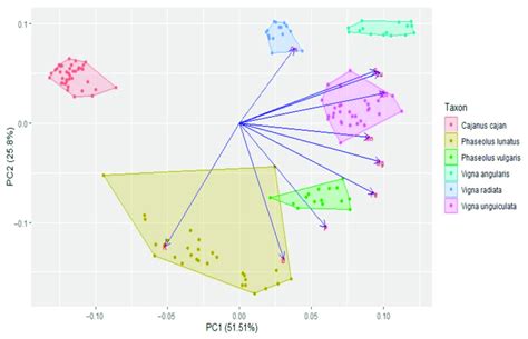 Principal Components Analysis Based On The Mineral Content Of Cajanus Download Scientific