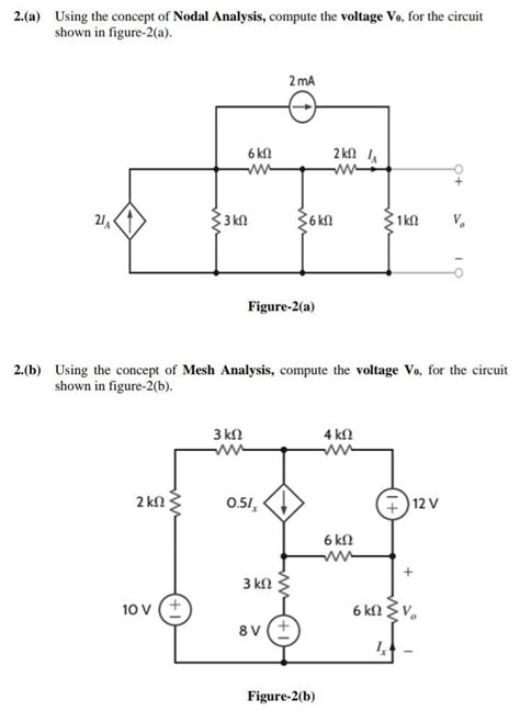 Solved A Using The Concept Of Nodal Analysis Compute Chegg