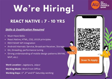 Reactnative Mobiledevelopment Seniorengineer Jaipurjobs Techhiring