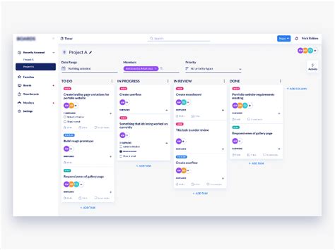Kanban Board Ui