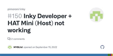 Inky Developer Hat Mini Host Not Working · Issue 150 · Pimoroni