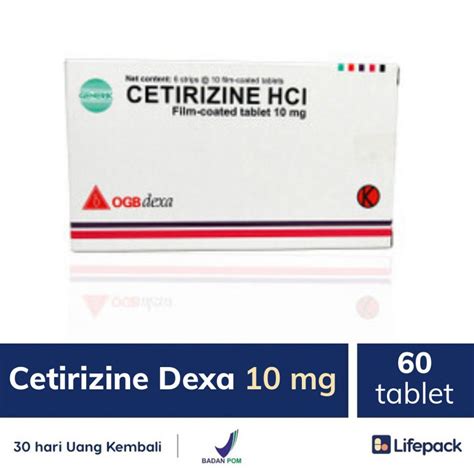 Cetirizine Hcl Lifepack Id