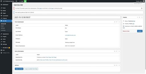 How To Save Divi Form Submissions In The Database And Export To Csv