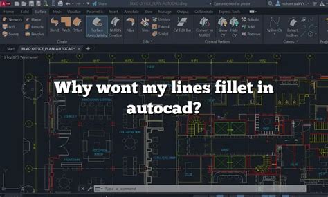 Why Wont My Lines Fillet In Autocad Caddikt