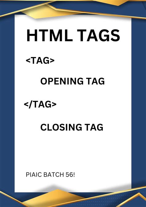 Manahil Rasheed On Linkedin Exciting Update 💻 Html Tags These Tags Help Web Browsers