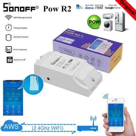 Sonoff Pow R Basic App Remote Control Smart Wifi Vicedeal