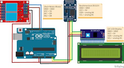 zeitgesteuerte schaltung mit arduino programmieren von rtc lcd und