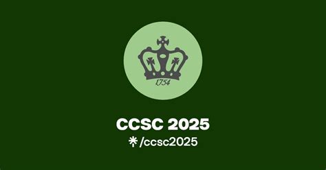 Ccsc 2025 Linktree