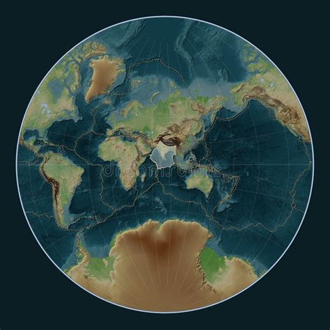 Indian Tectonic Plate Wiki Lagrange Boundaries Stock Illustration Illustration Of
