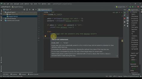 Program Kasir Menggunakan Bahasa Python Youtube