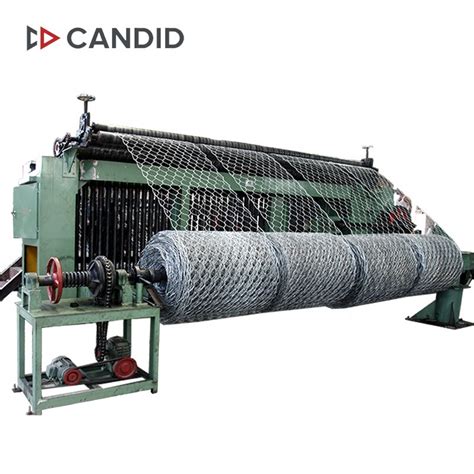 high efficiency plc control automatic gabion mesh machine hexagonal