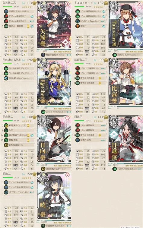 艦これ・2022梅雨イベ：e2「伊201」堀り編成例【激闘！r方面作戦】