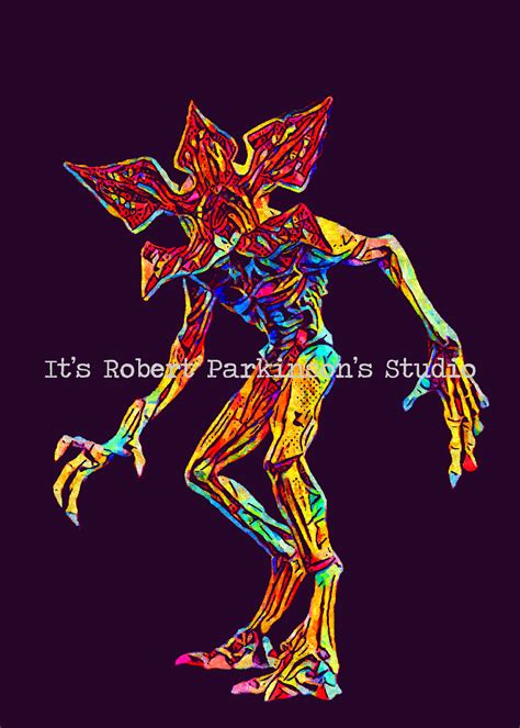 Stranger Things Demogorgon A4 Art Print Kawaii Killmonster