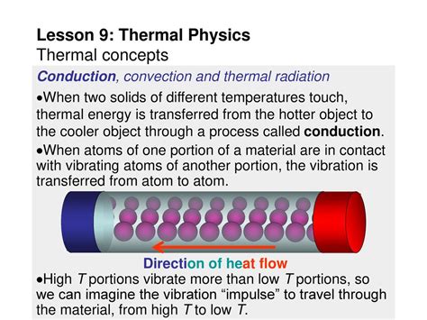 Lesson 9 Thermal Physics Thermal Concepts Ppt Download